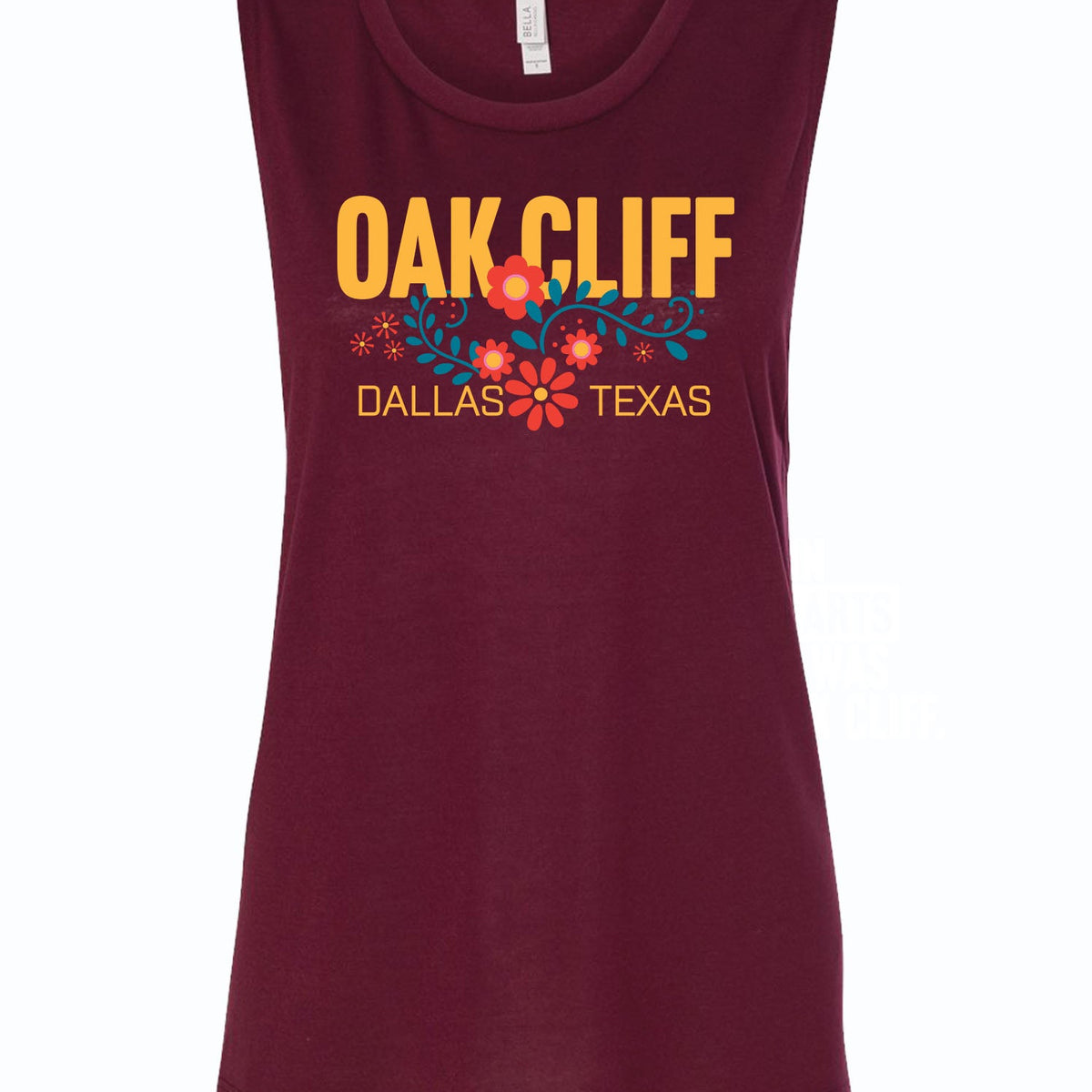 Women's Oak Cliff Floral Muscle Tank – Bullzerk