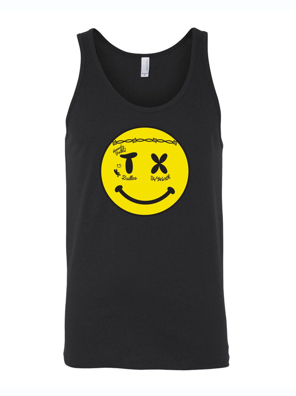 Men's Smiley Face Tank Top | Bullzerk