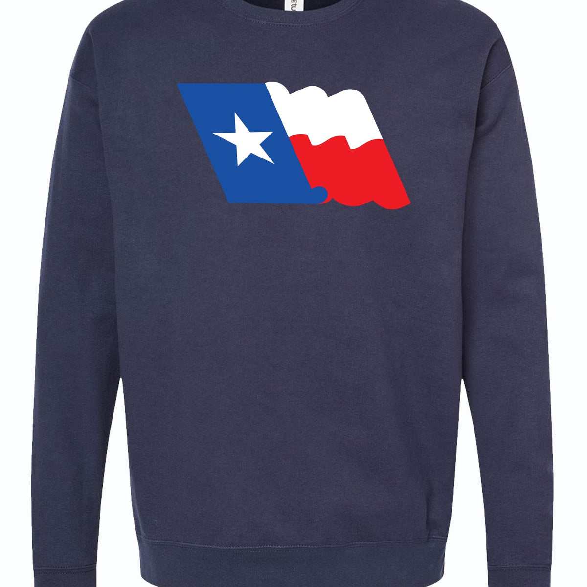 Texas Flag Crew Neck Sweater | Bullzerk