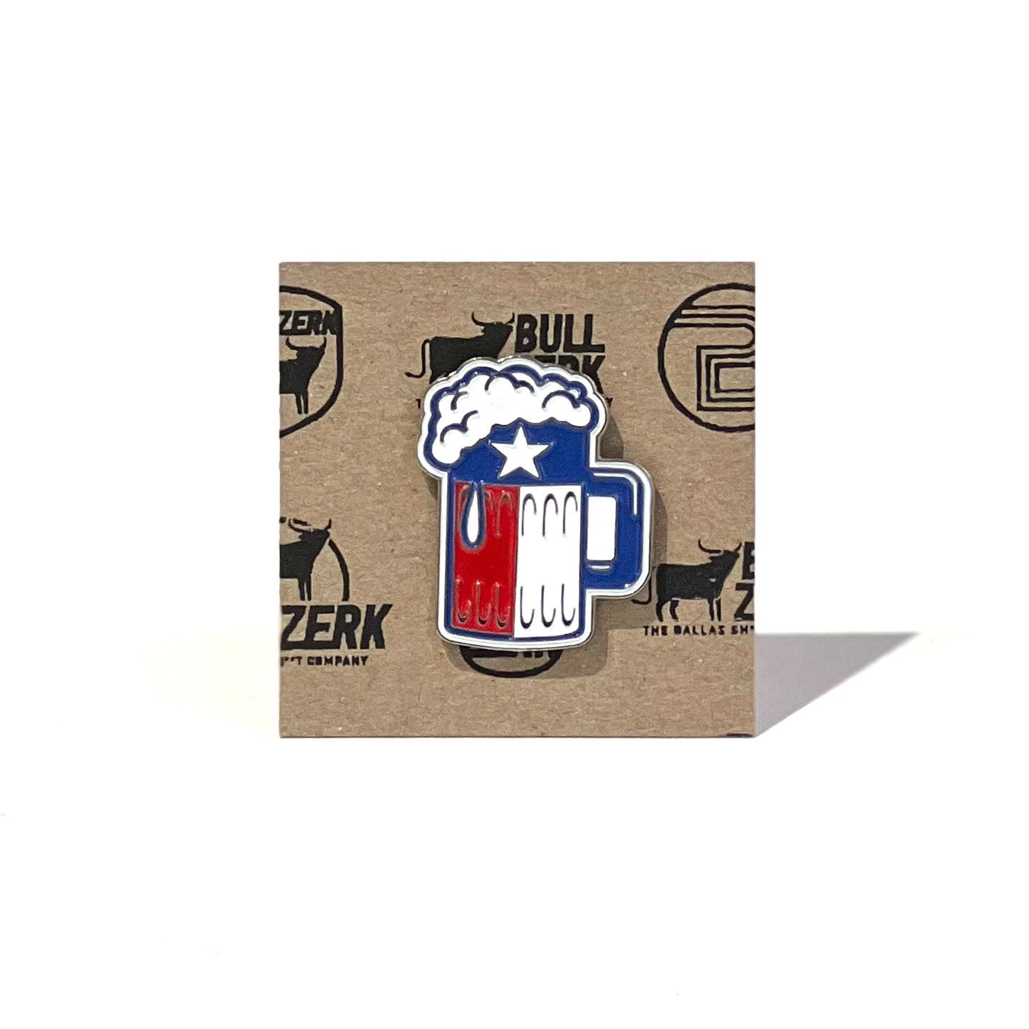 Beer Foam Enamel Pin | Bullzerk